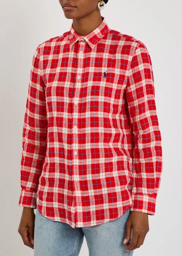 Polo Ralph Lauren Checked Linen Shirt