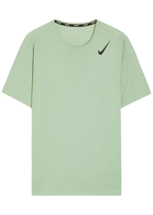 Nike Aeroswift Dri-fit Adv Perforated Jersey Running T-shirt - Green