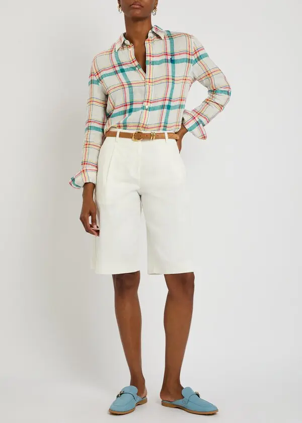 Polo Ralph Lauren Checked Linen Shirt