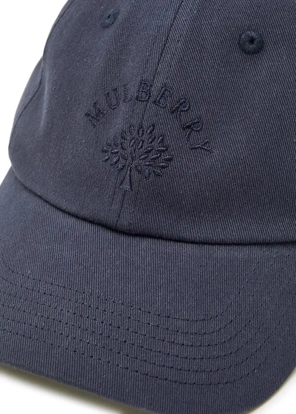 Mulberry Logo-embroidered Cotton Cap