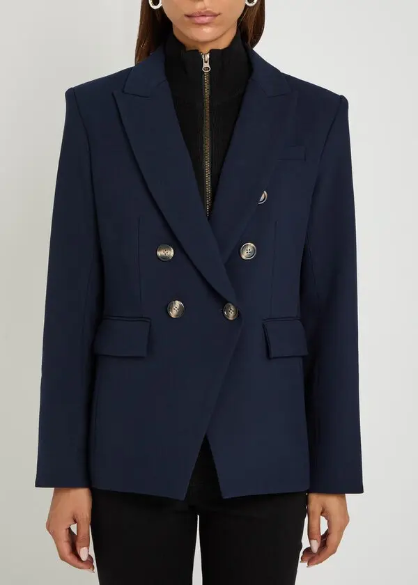Veronica Beard Uptown Dickey Wool And Cashmere-blend Jacket Insert