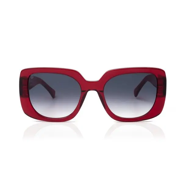 FAOS CONCEPT Rhodes In Crystal With Sunset Grey Lenses - Red