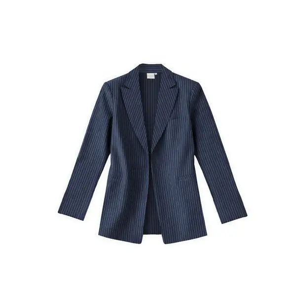 REISTOR The Weekday Blazer In Stripes - Blue