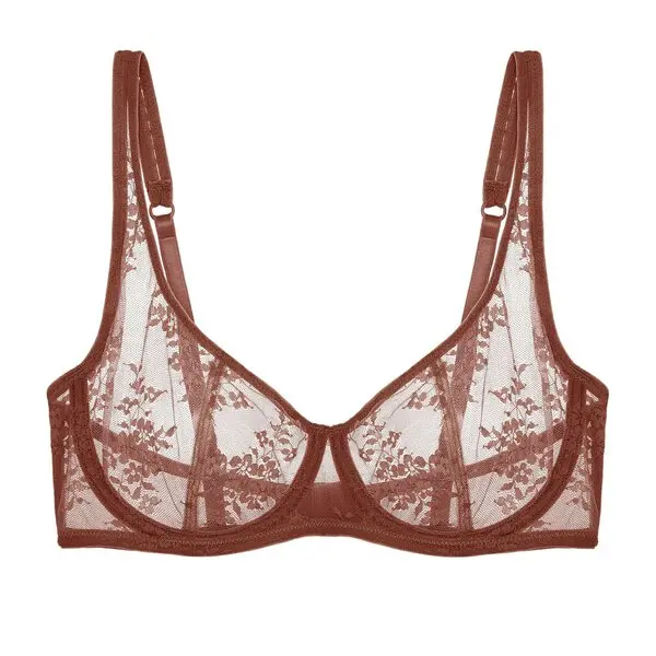 JOURNELLE Romy Demi Bra Pecan - Brown