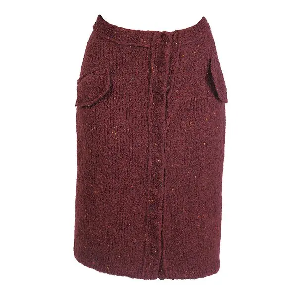 MAISON BOGOMIL Knit Pencil Skirt - Red