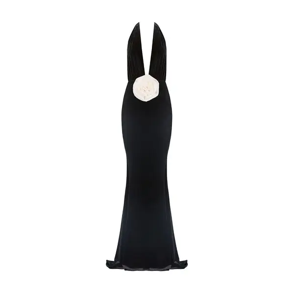 NUR KARAATA Alhambra Dress - Black