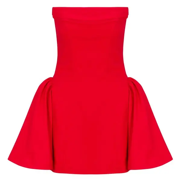DELFI COLLECTIVE Marilyn Dress Crimson - Red
