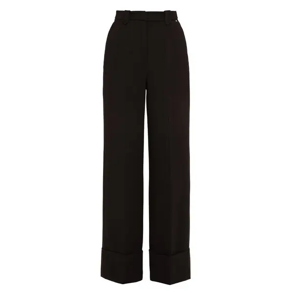 NISSA High-waisted Pants - Black