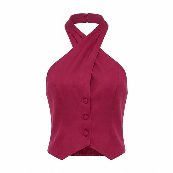 Yumi Kim Aida Linen Top - Red