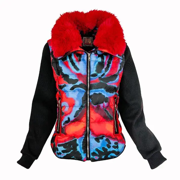 LALIPOP DESIGN Detachable Sleeve Puffer Jacket - Black