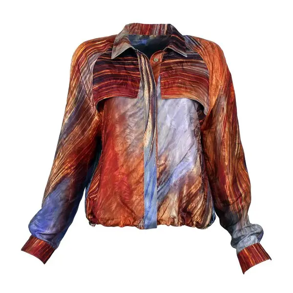 LALIPOP DESIGN Abstract Print Button-down Shirt - Black