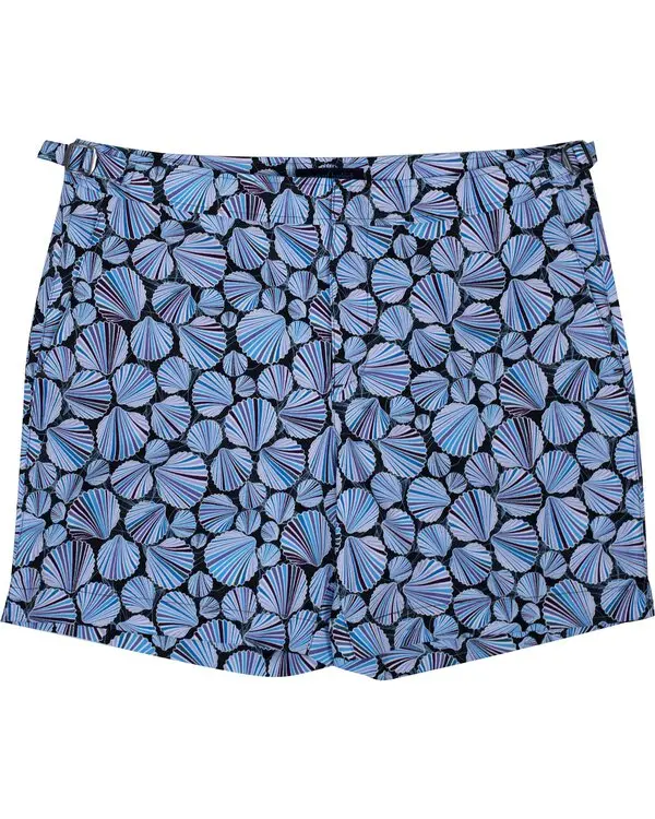 LORDS OF HARLECH Black / Blue Pool Shells Swim Short Black - Black/blue