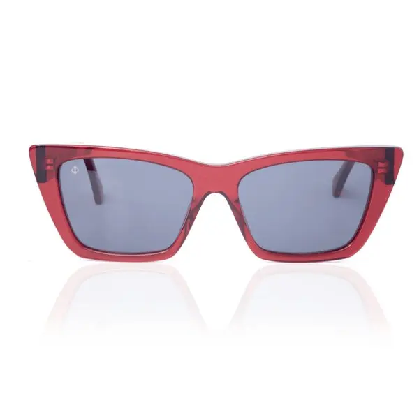 FAOS CONCEPT Corfu In Crystal With Shade Grey Lenses - Red