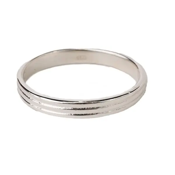 NASI SILVER Coil Band Ring - Silver