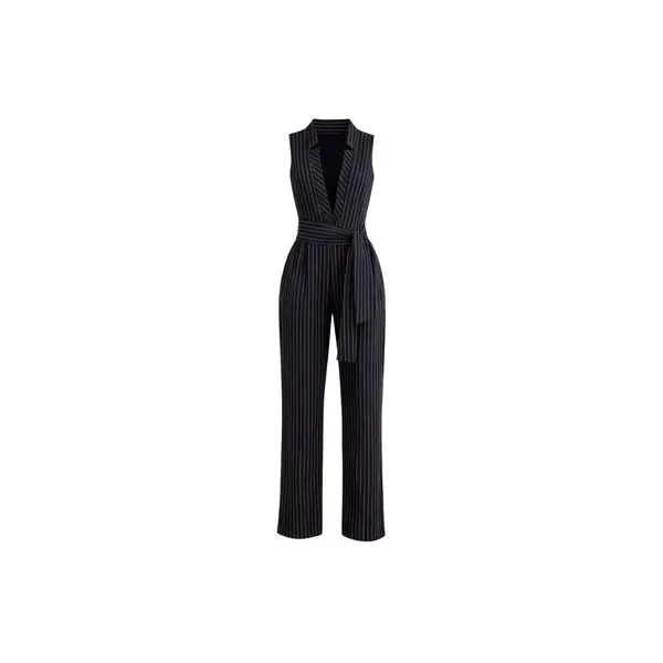 LUMINA ELIGMA The Star Overall Jumpsuit Navy & Gold Mustard - Blue