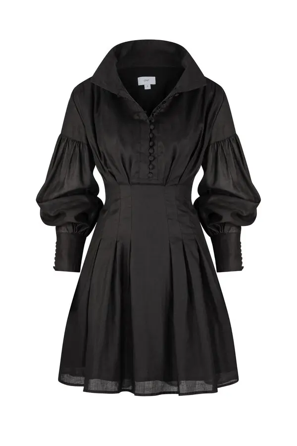DREF Monaco Mini Dress - Black