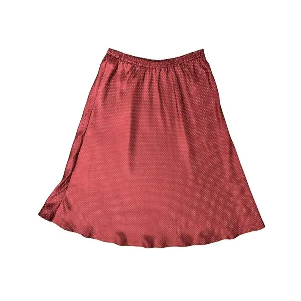 LINDSAY NICHOLAS NEW YORK Duchess Skirt In Necktie - Red