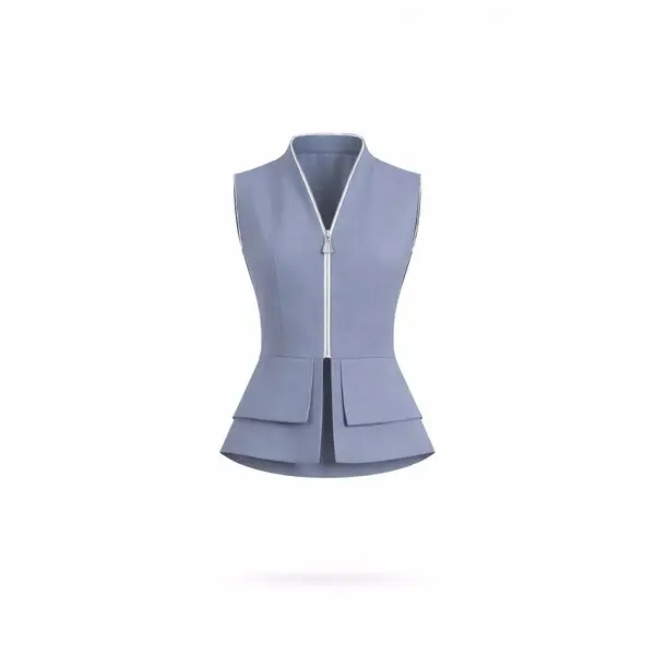 LUMINA ELIGMA Construct Vest Suit Ensemble Dark Gray - Grey