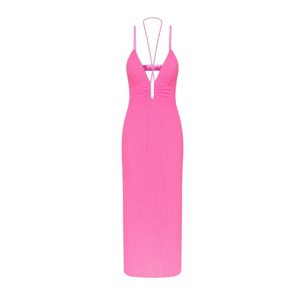 NISSA Open-back Sequined Dress