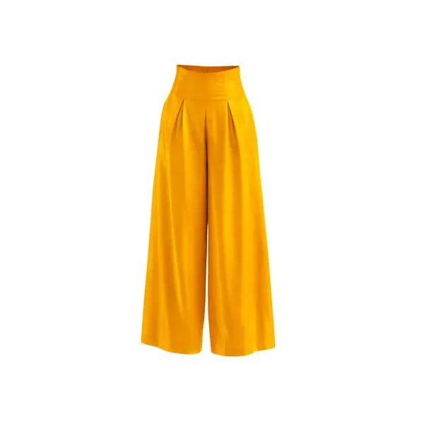 LUMINA ELIGMA The Palazzo Pants Mustard Gold - Yellow