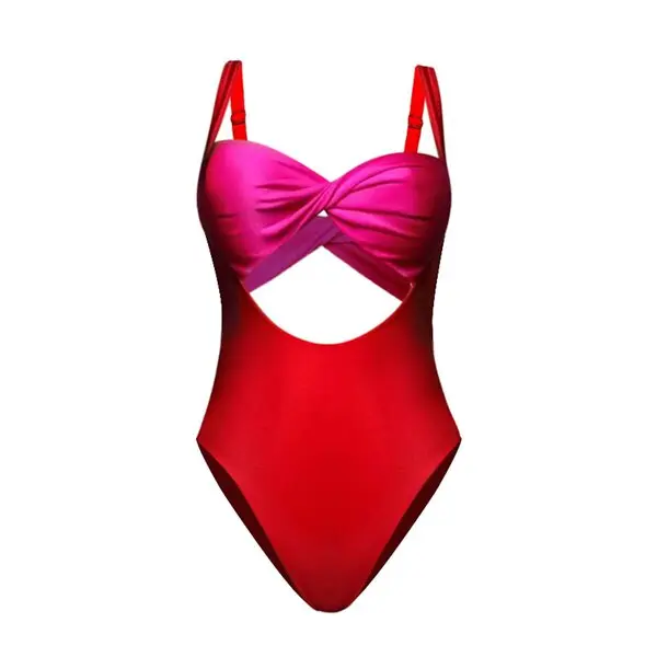 L’animal Pink / Red Shore One Piece - Pink/red