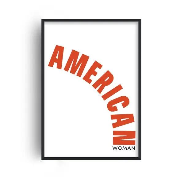 FANCLUB American Retro Art Print - Red