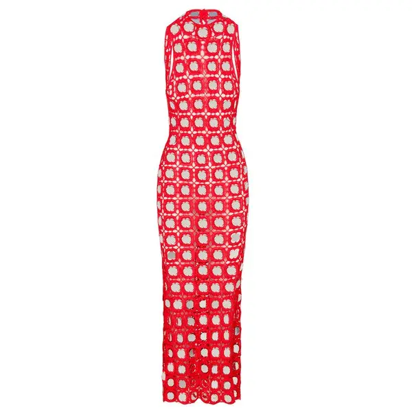 DELFI COLLECTIVE Selene Dress Flare - Red