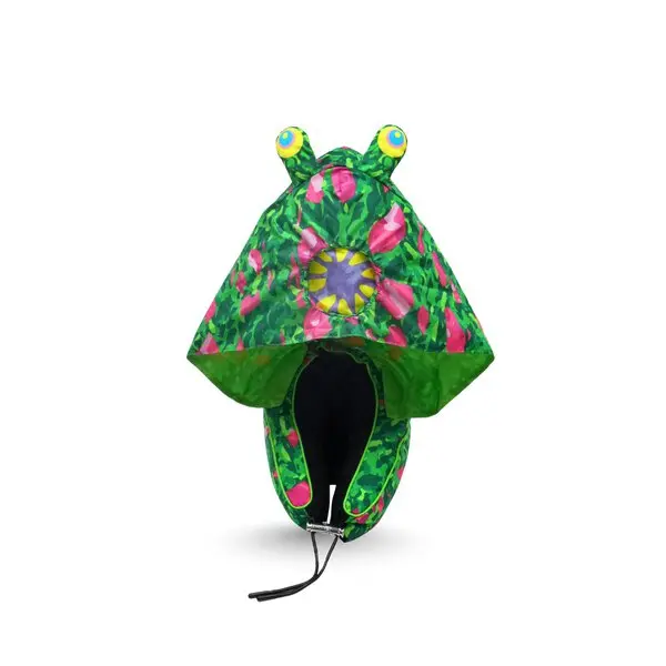 KAPTURE Mogols Frog Eater Travel Pillow Set - Green