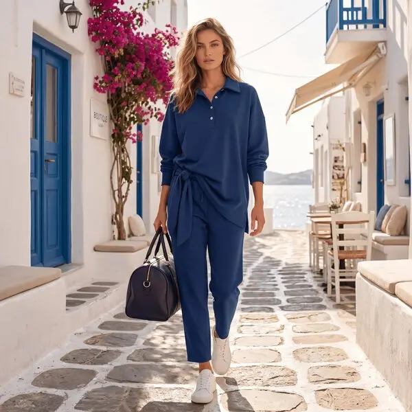 FIOLAS Nador Set Dress - Blue