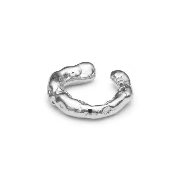EVA REMENYI Talisman Ear Cuff In -plated Brass - Silver