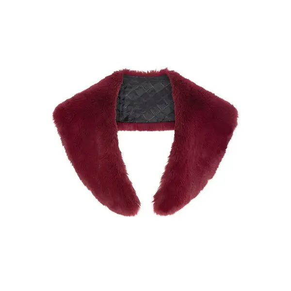 THISISU COLLECTION Mia Fur Burgundy - Red