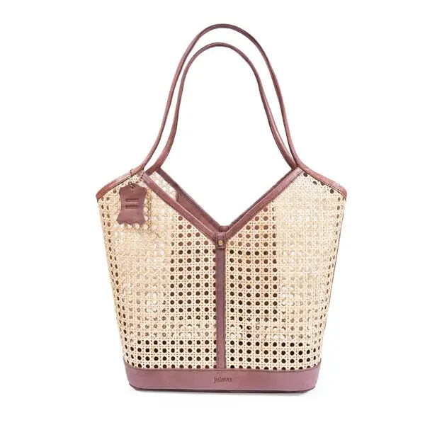 JELAVU Ophelia Large Tote Chocolate - Brown