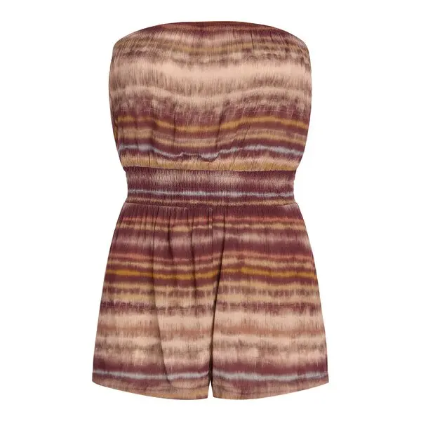 MARLEI Red / Brown Rae Romper - Red/brown