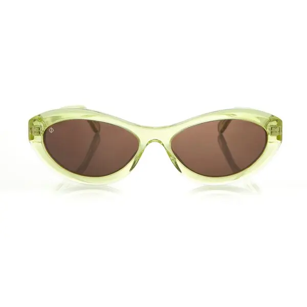 FAOS CONCEPT Antiparos In Crystal With Stone Brown Lenses - Yellow