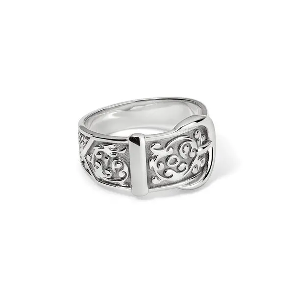 DÉCLARER Victorian Buckle Ring Sterling