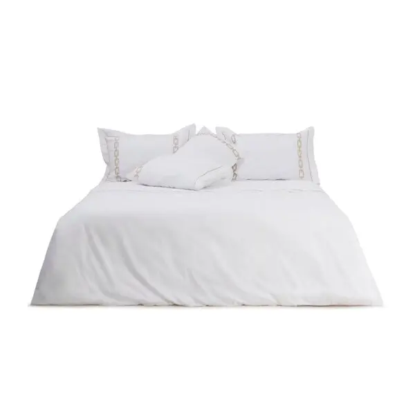 KM HOME COLLECTION Neutrals Chain Bedding Set - Beige