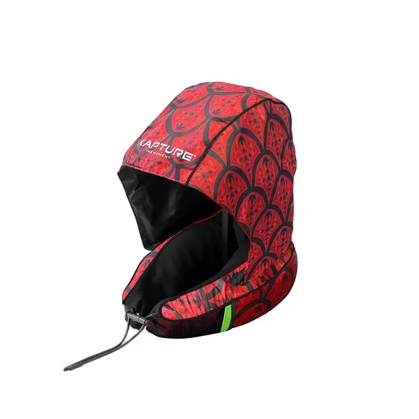 KAPTURE The Fire Creation Travel Pillow Set Fish Scales - Red