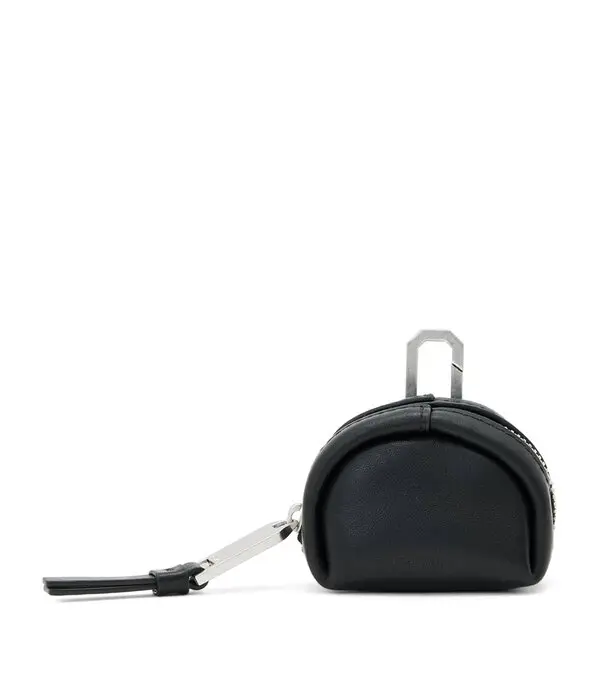 ALLSAINTS Leather Rosalie Airpods Case - Black