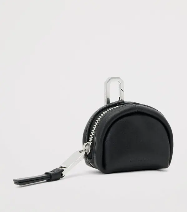 ALLSAINTS Leather Rosalie Airpods Case - Black