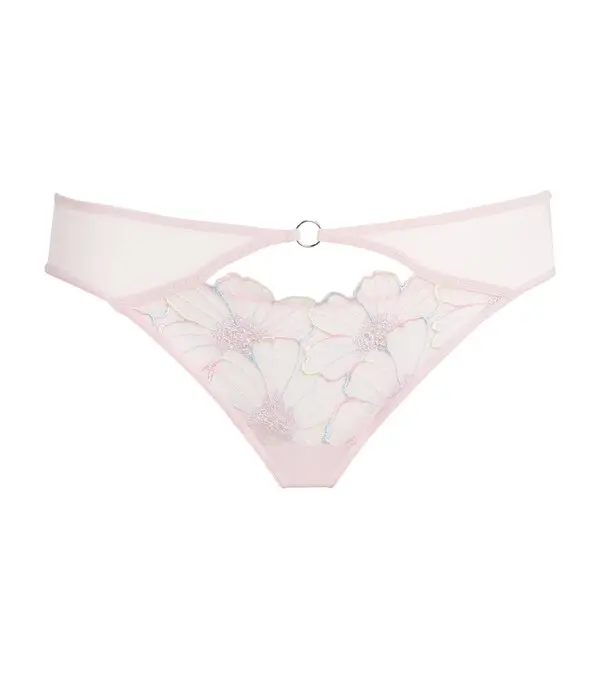 Chantelle Lush Brazilian Briefs - Pink