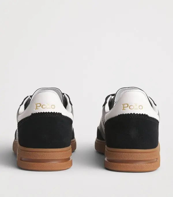 Polo Ralph Lauren Leather Bedford Sneakers - Black