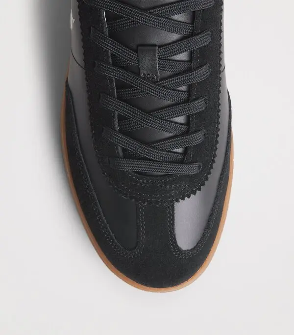 Polo Ralph Lauren Leather Bedford Sneakers - Black