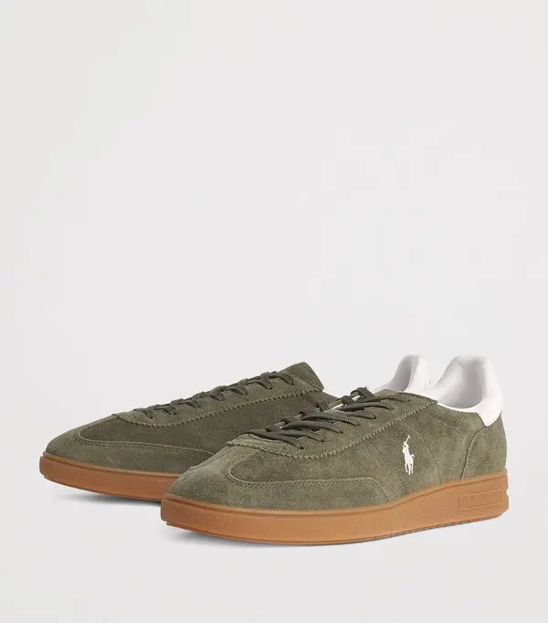 Polo Ralph Lauren Suede Bedford Sneakers - Green