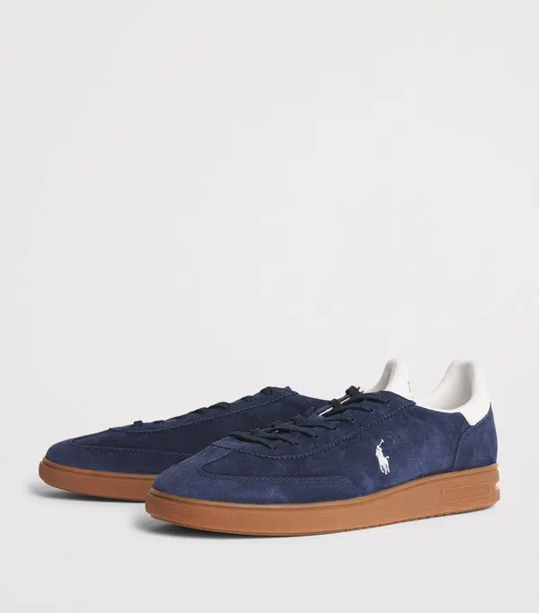 Polo Ralph Lauren Suede Bedford Sneakers - Navy