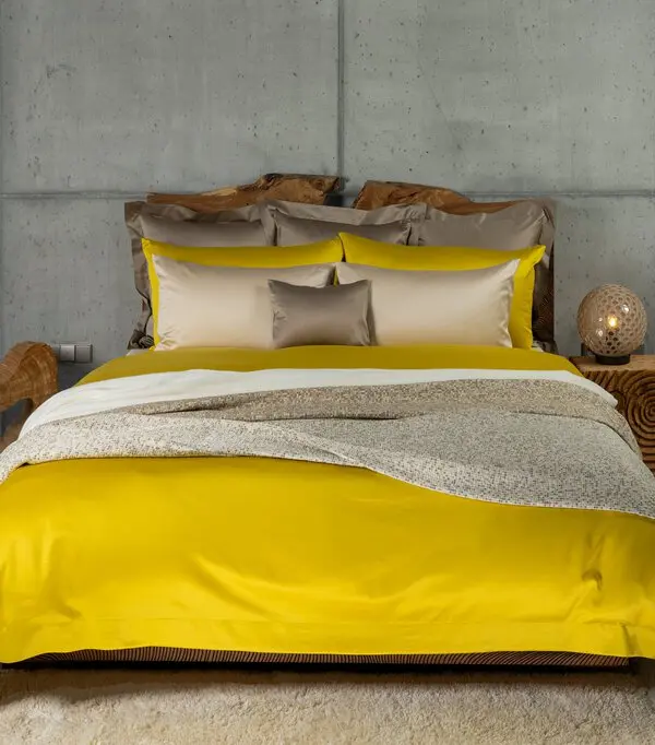 CELSO DE LEMOS Egyptian Cotton Secret King Fitted Sheet - Brown