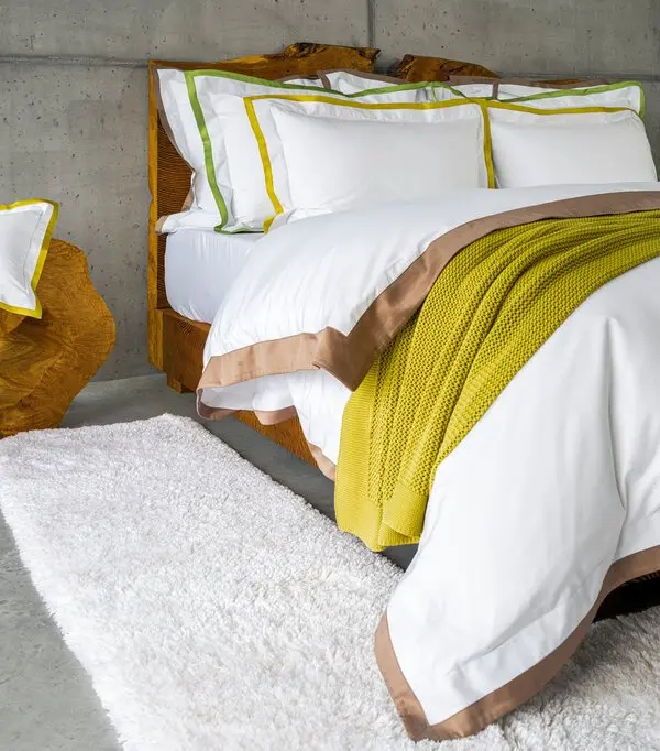 CELSO DE LEMOS Hella Super King Flat Sheet - Navy