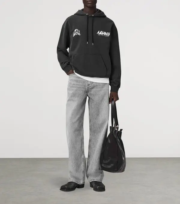 ALLSAINTS Organic Cotton Chromium Hoodie