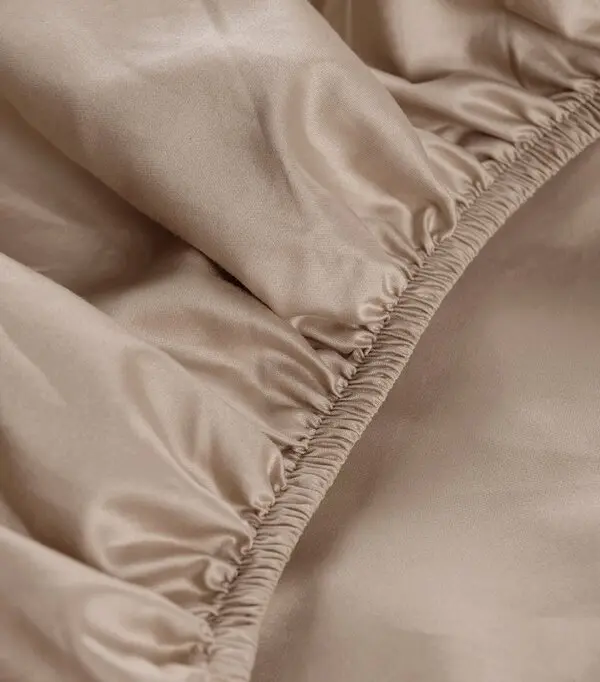 HAMAM Organic Cotton Sateen Core Super King Fitted Sheet