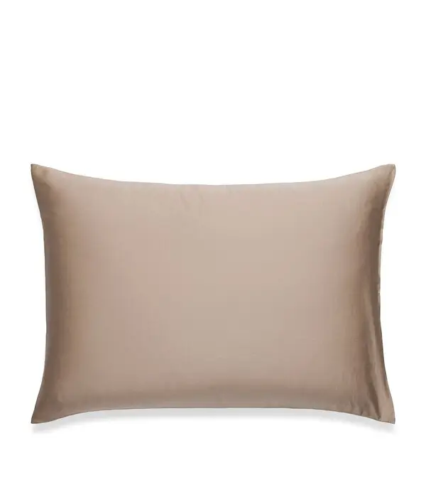 HAMAM Organic Cotton Sateen Core Pillowcase Pair - Brown
