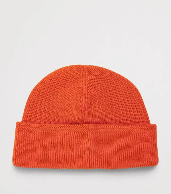 Stone Island Cotton Compass Patch Beanie